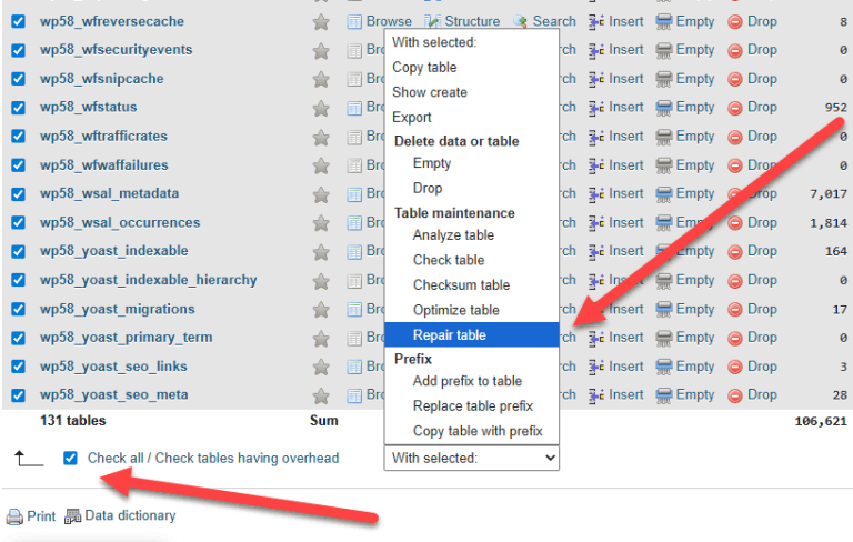 Troubleshoot the WordPress Error: One or more database tables are ...